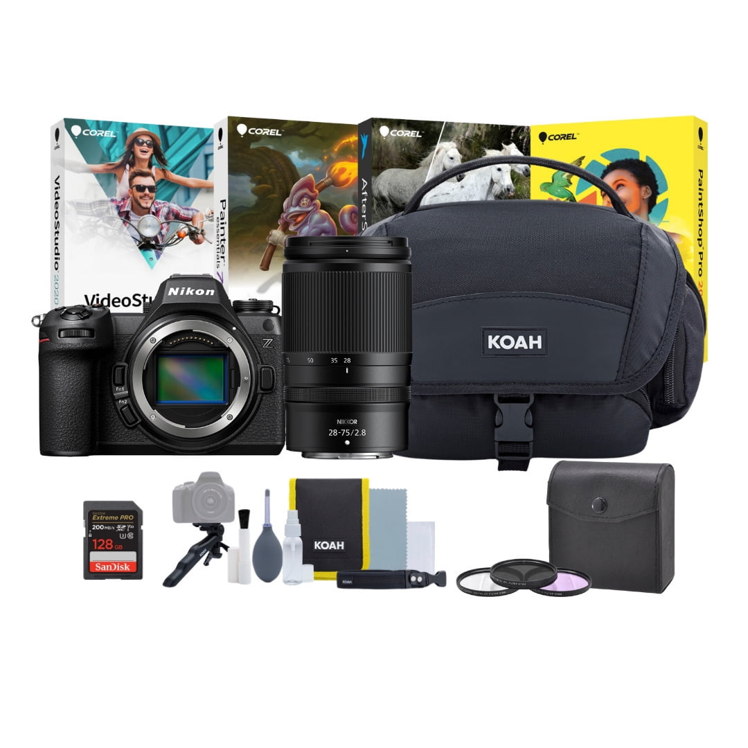Nikon Z6III FX-Format Mirrorless Camera Body Bundle with Nikon NIKKOR Z ...