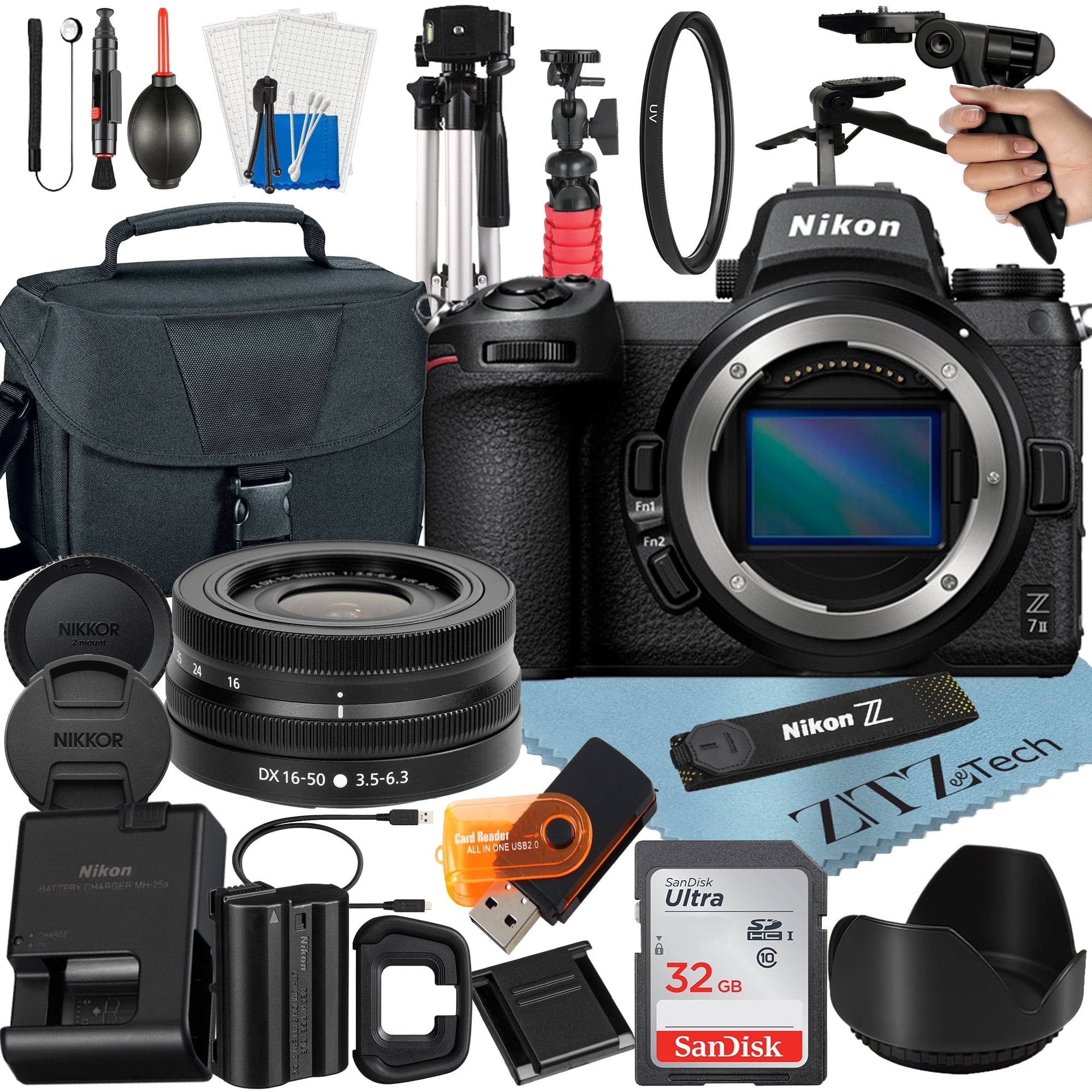 Nikon Z7 II Mirrorless Camera Bundle with NIKKOR 16-50mm VR Zoom Lens ...