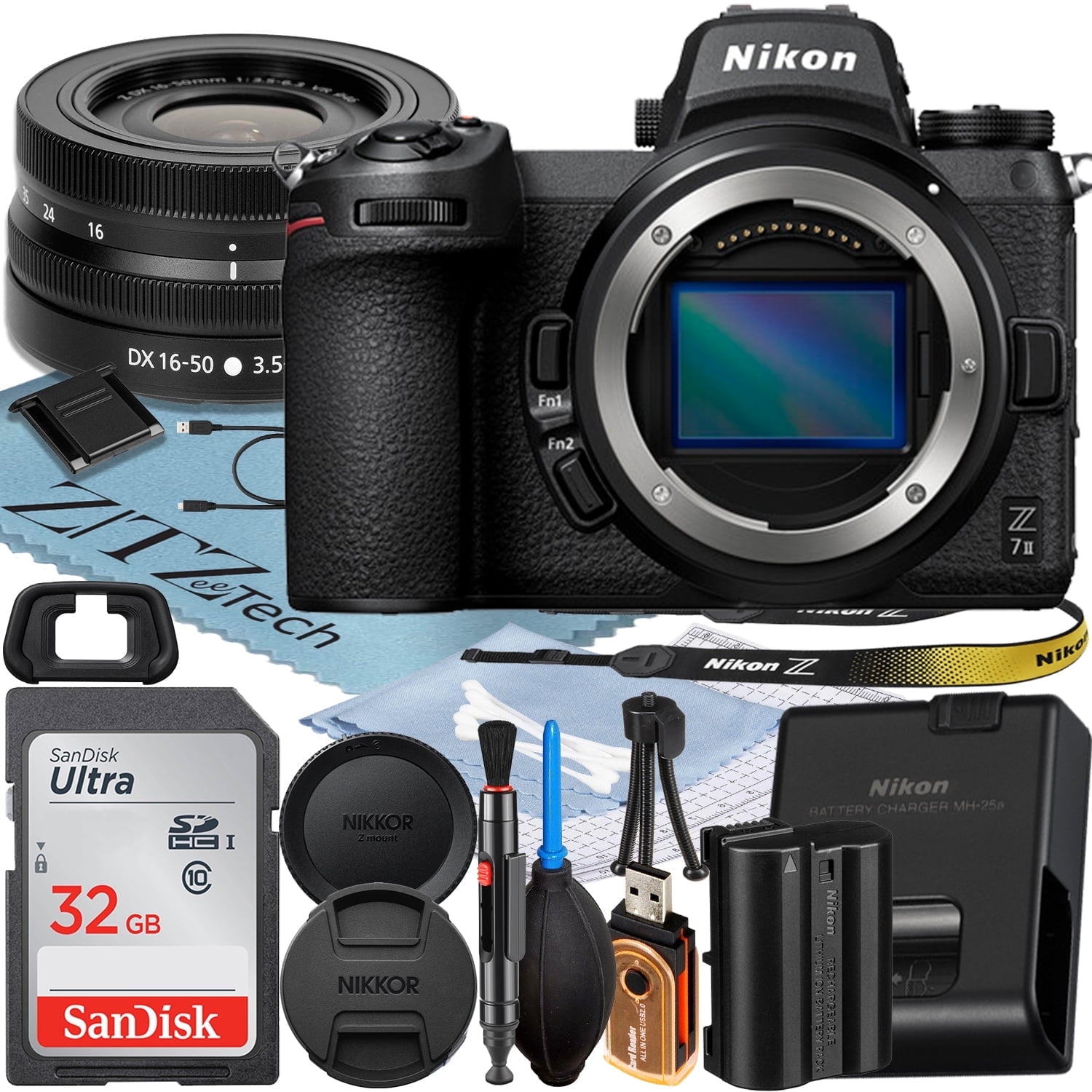Nikon Z7 II Mirrorless Camera with NIKKOR Z DX 16-50mm VR Zoom Lens ...