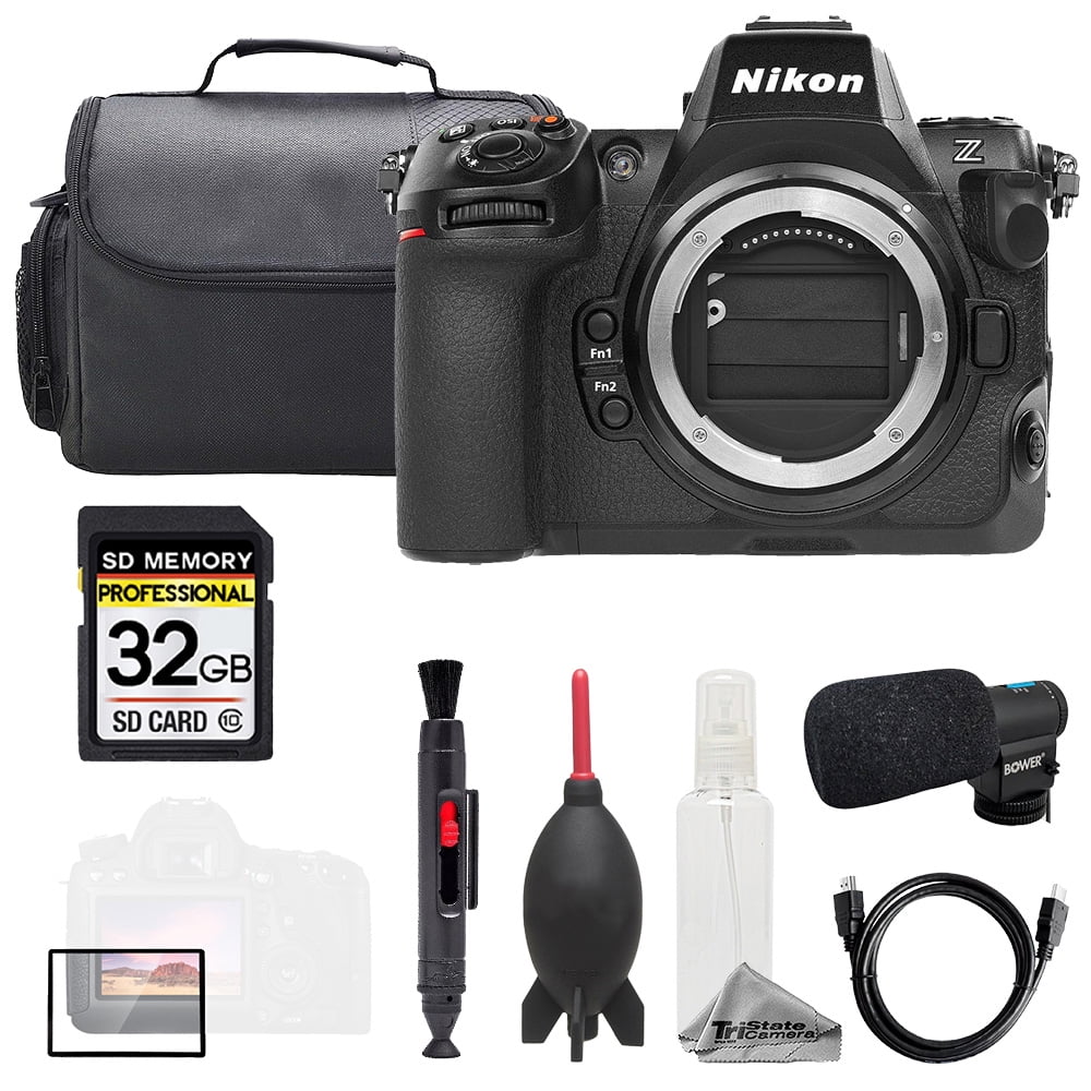 Nikon Z8 (Body) + Mic + 32GB + Bag+ Screen Protector- Basic Kit ...