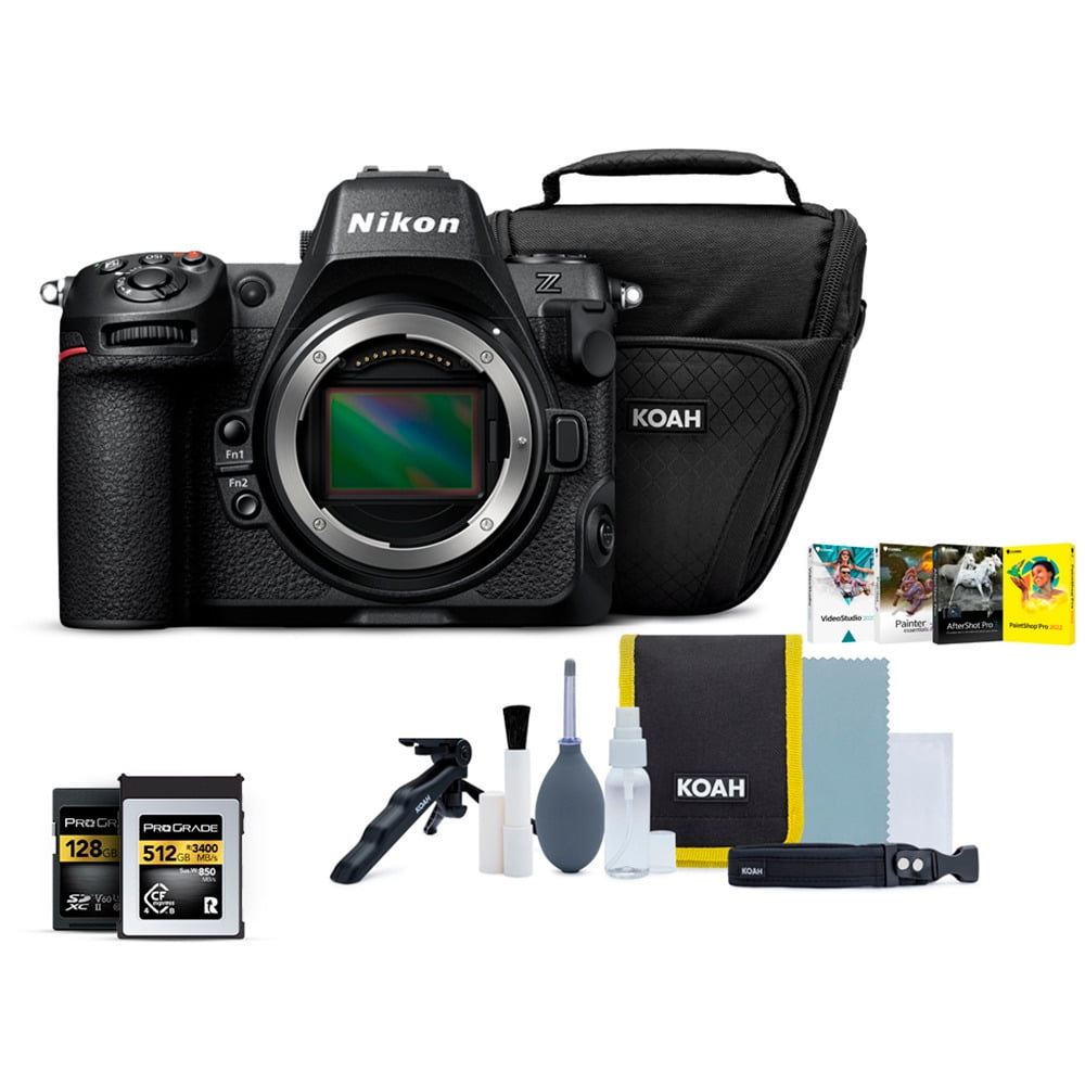 Nikon Z8 Mirrorless Camera Body Bundle with 512GB Type B Memory Card ...