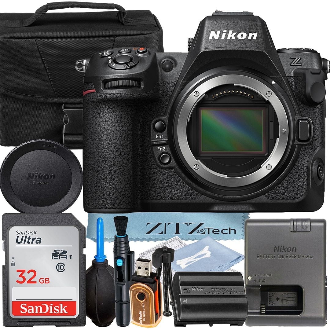 Nikon Z8 Mirrorless Camera (Body Only) with 32GB SanDisk Memory Card ...