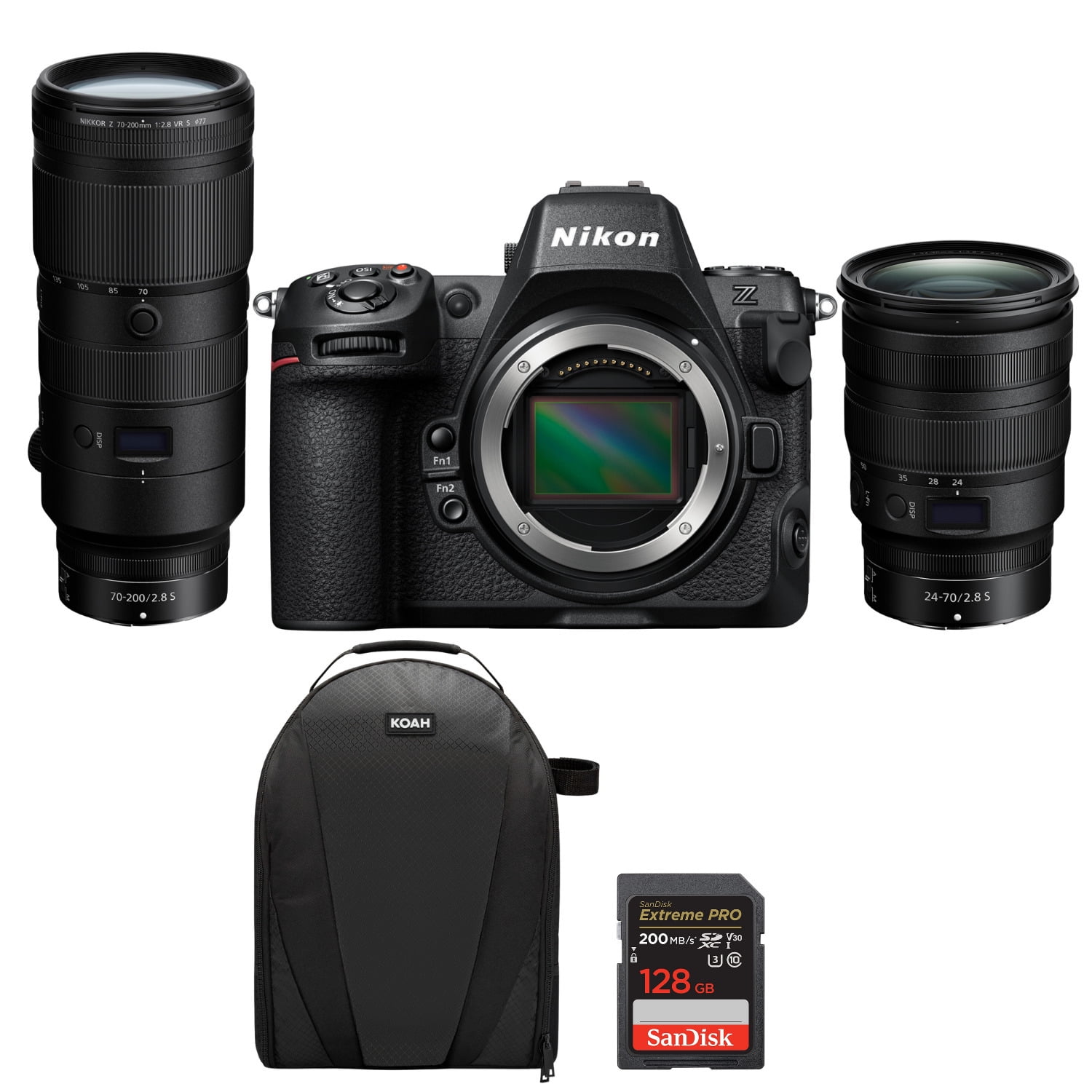 Nikon Z8 Full-Frame Mirrorless Camera - 45.7MP Sensor with NIKKOR 24 ...