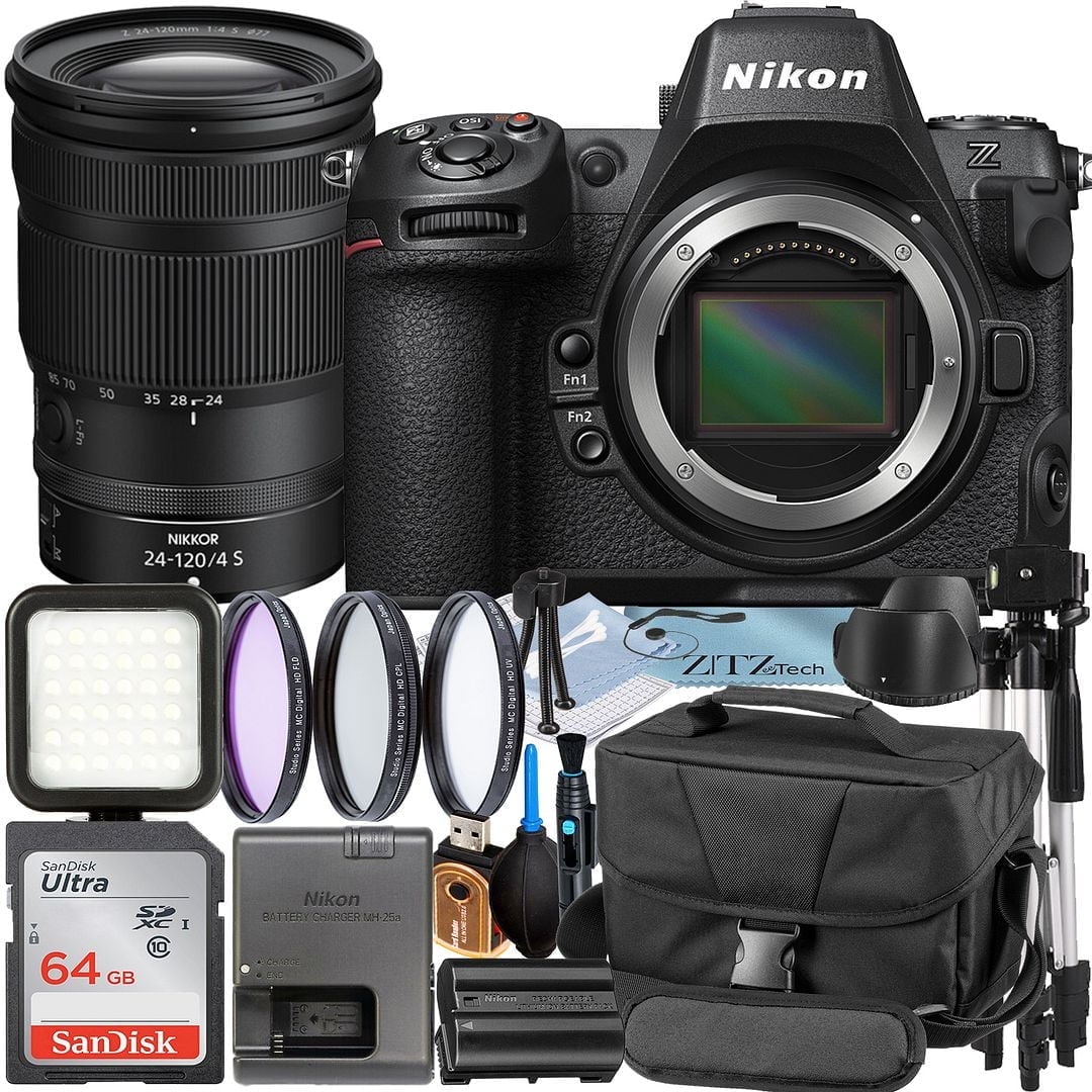 Nikon Z8 Mirrorless Camera with NIKKOR Z 24-120 mm f/4 S Lens + 64GB ...