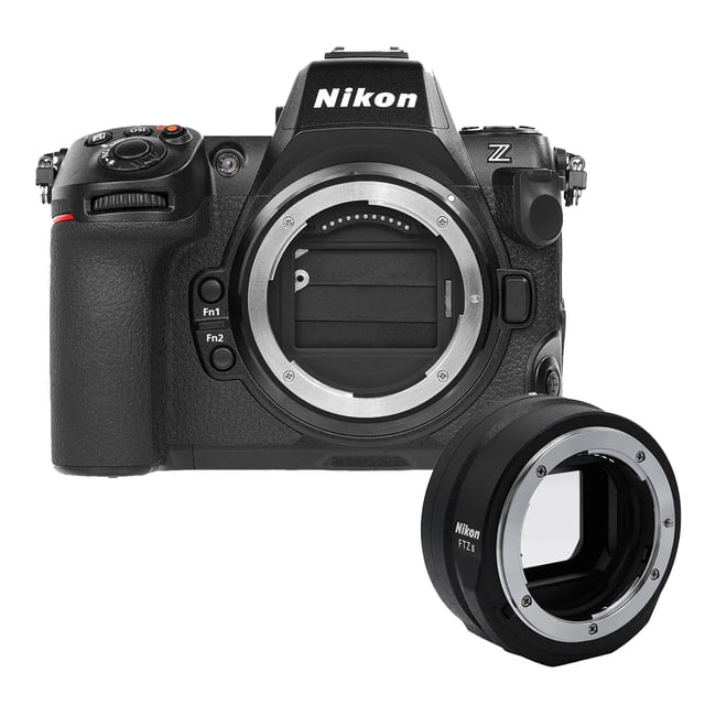 Nikon Z8 Mirrorless Digital Camera (Body) w/ FTZ II Mount Adapter ...