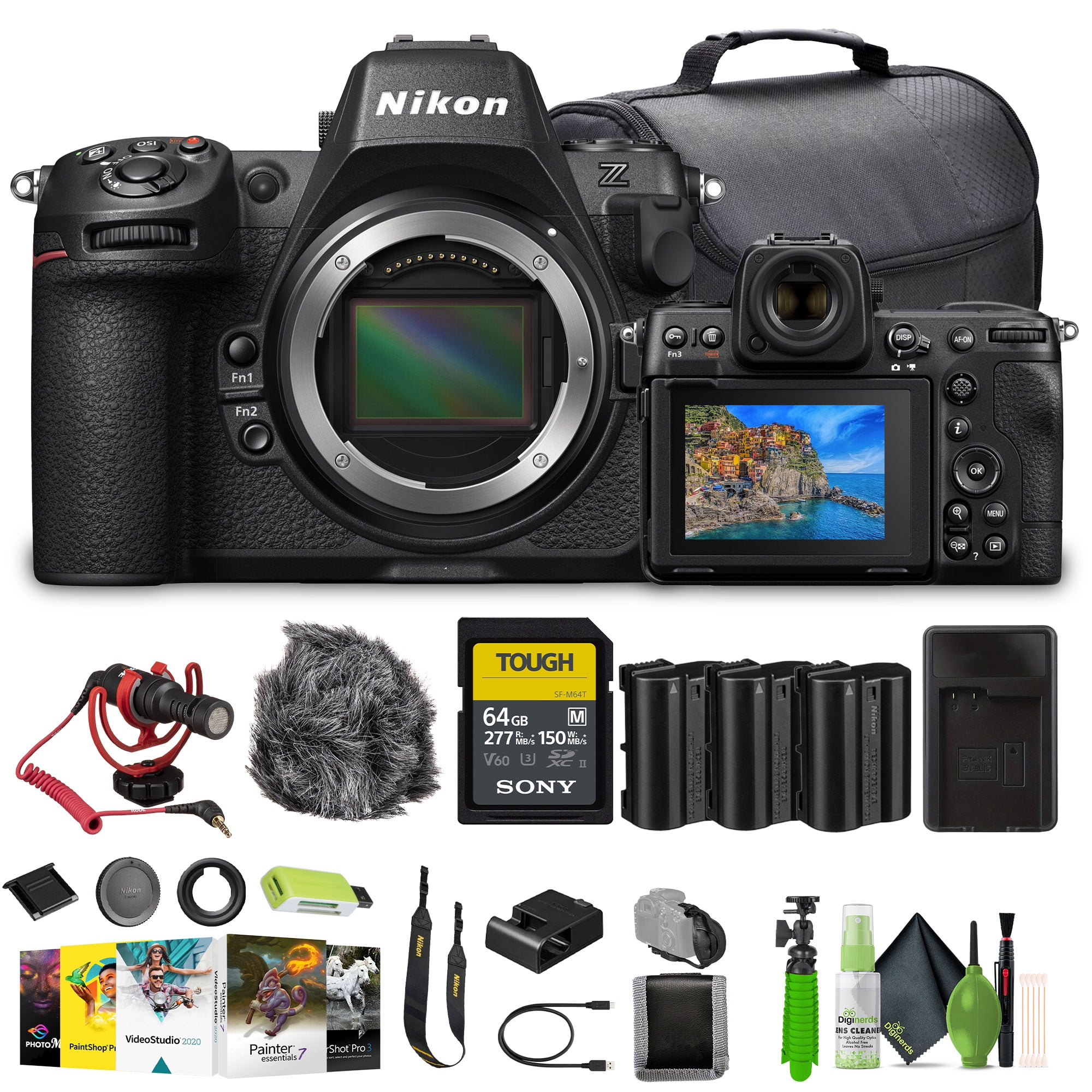 Nikon Z8 Professional Full Frame Mirrorless 8K Video & Stills Hybrid FX ...