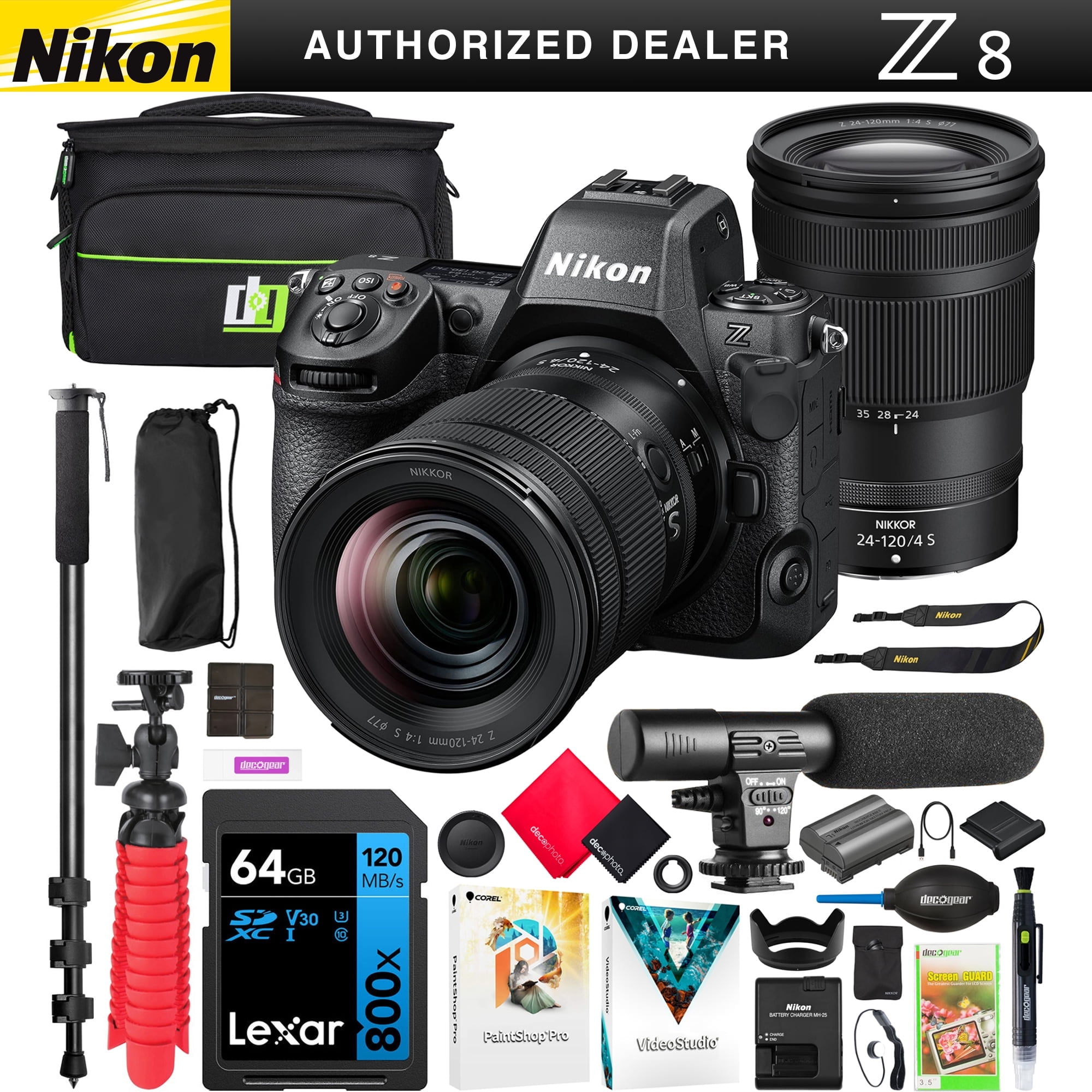 Nikon Z8 Professional Digital Full Frame Mirrorless 8K Video & Stills ...