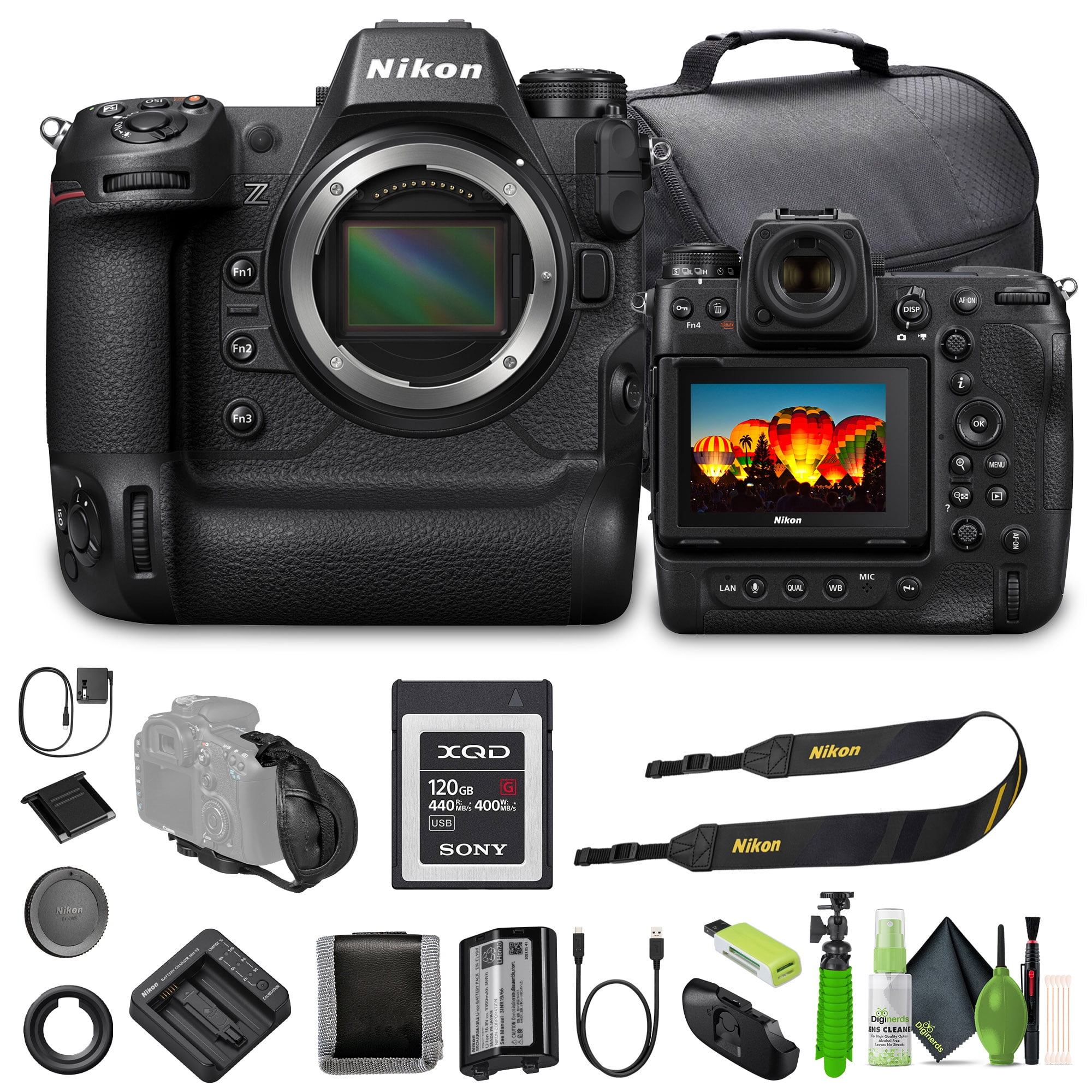 Nikon Z9 Professional Full-Frame Mirrorless Camera Bundle - Walmart.com