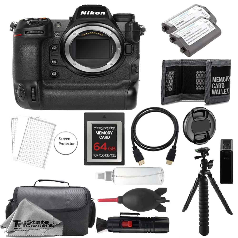 Nikon Z9 Mirrorless Camera (Body) + 64GB + Extra Battery+ Tripod ...