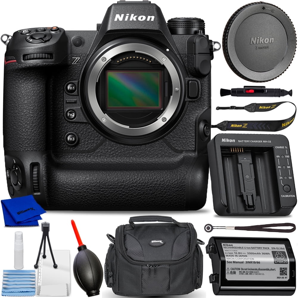 Nikon Z9 Professional Digital Mirrorless Camera Body - 7PC Accessory ...