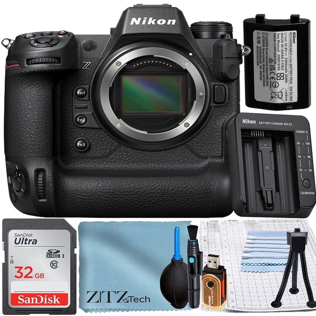 Nikon Z9 Mirrorless Camera (Body Only) with 32GB SanDisk Memory Card ...