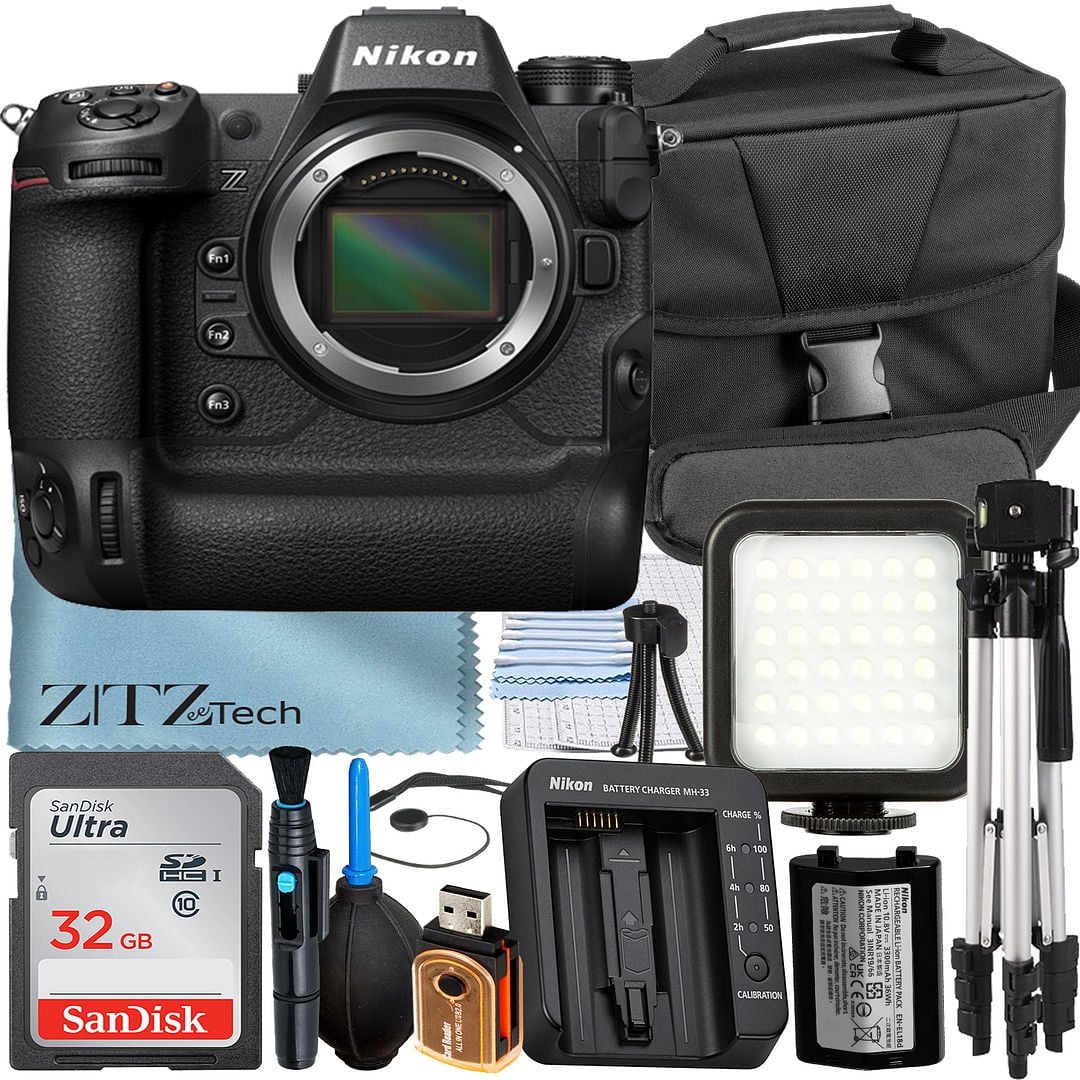 Nikon Z9 Mirrorless Camera (Body Only) with 32GB SanDisk Memory Card ...