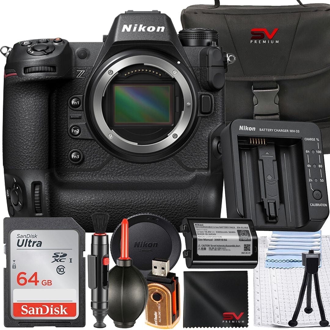 Nikon Z9 Mirrorless Camera (Body Only) + SanDisk 64GB Memory Card ...