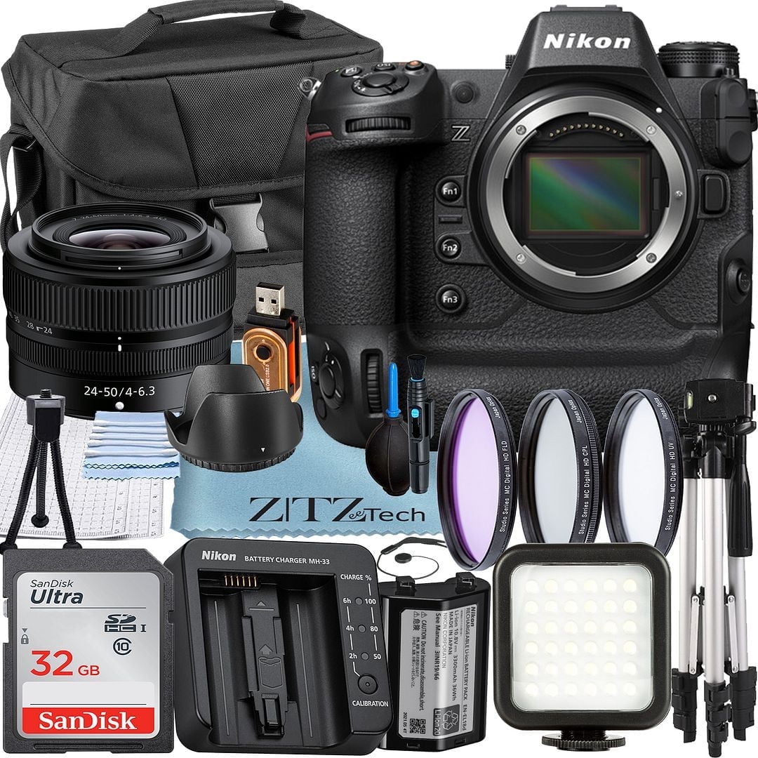 Nikon Z9 Mirrorless Camera with NIKKOR Z 24-50mm Lens + 32GB SanDisk ...