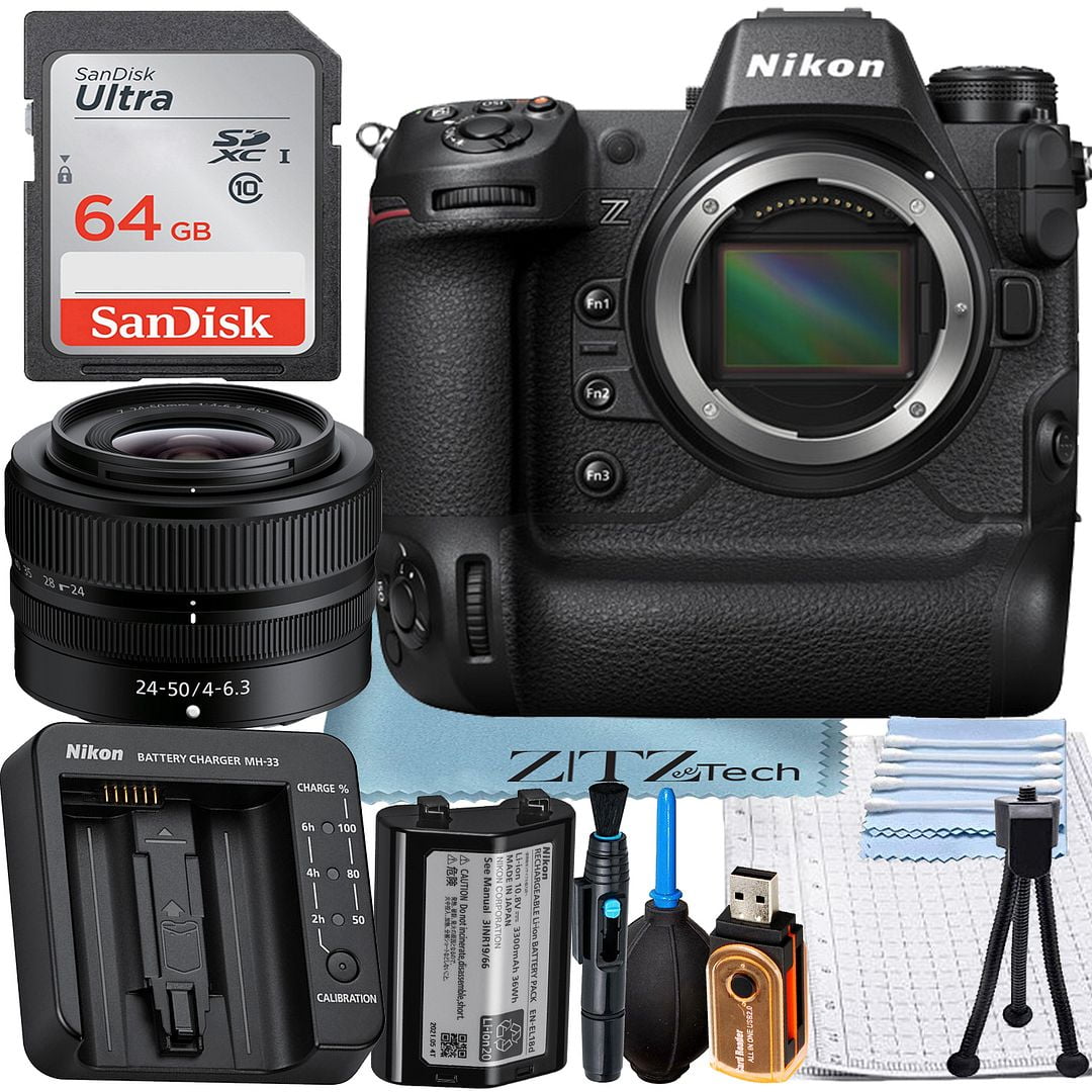 Nikon Z9 Mirrorless Camera with NIKKOR Z 24-50mm Lens + 64GB SanDisk ...