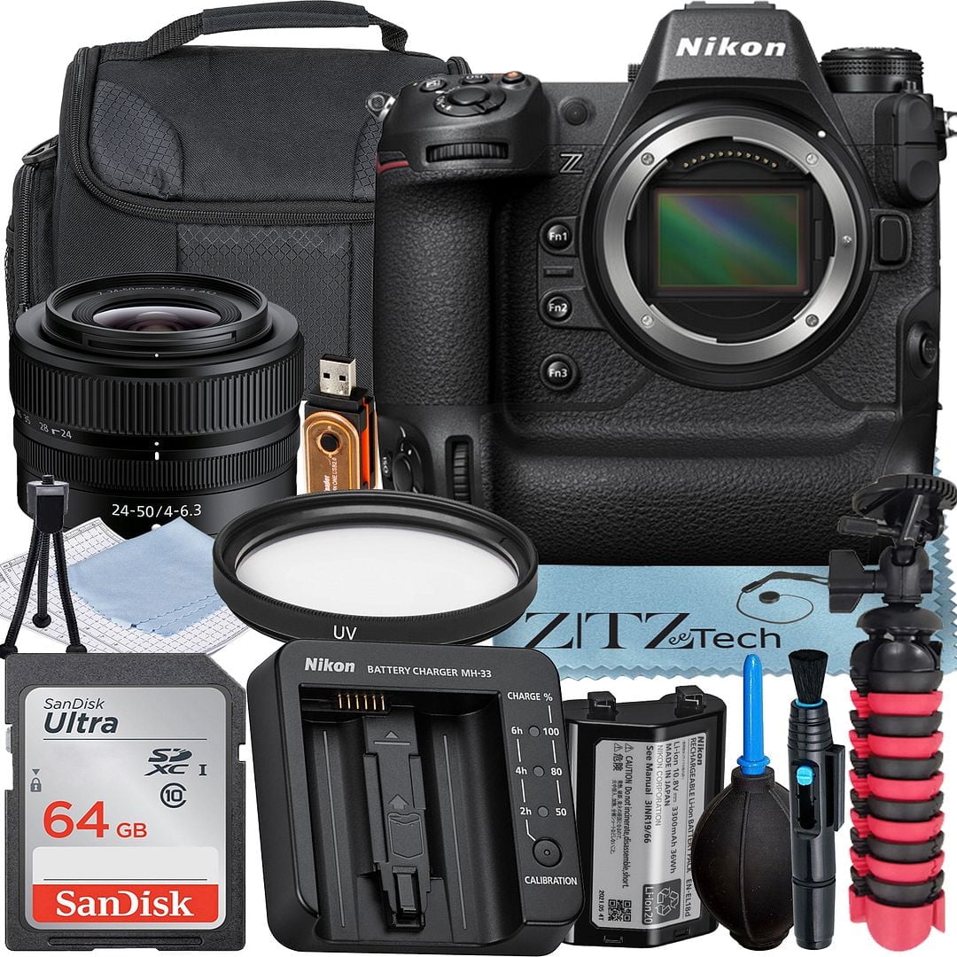 Nikon Z9 Mirrorless Camera with NIKKOR Z 24-50mm Lens + 64GB SanDisk ...