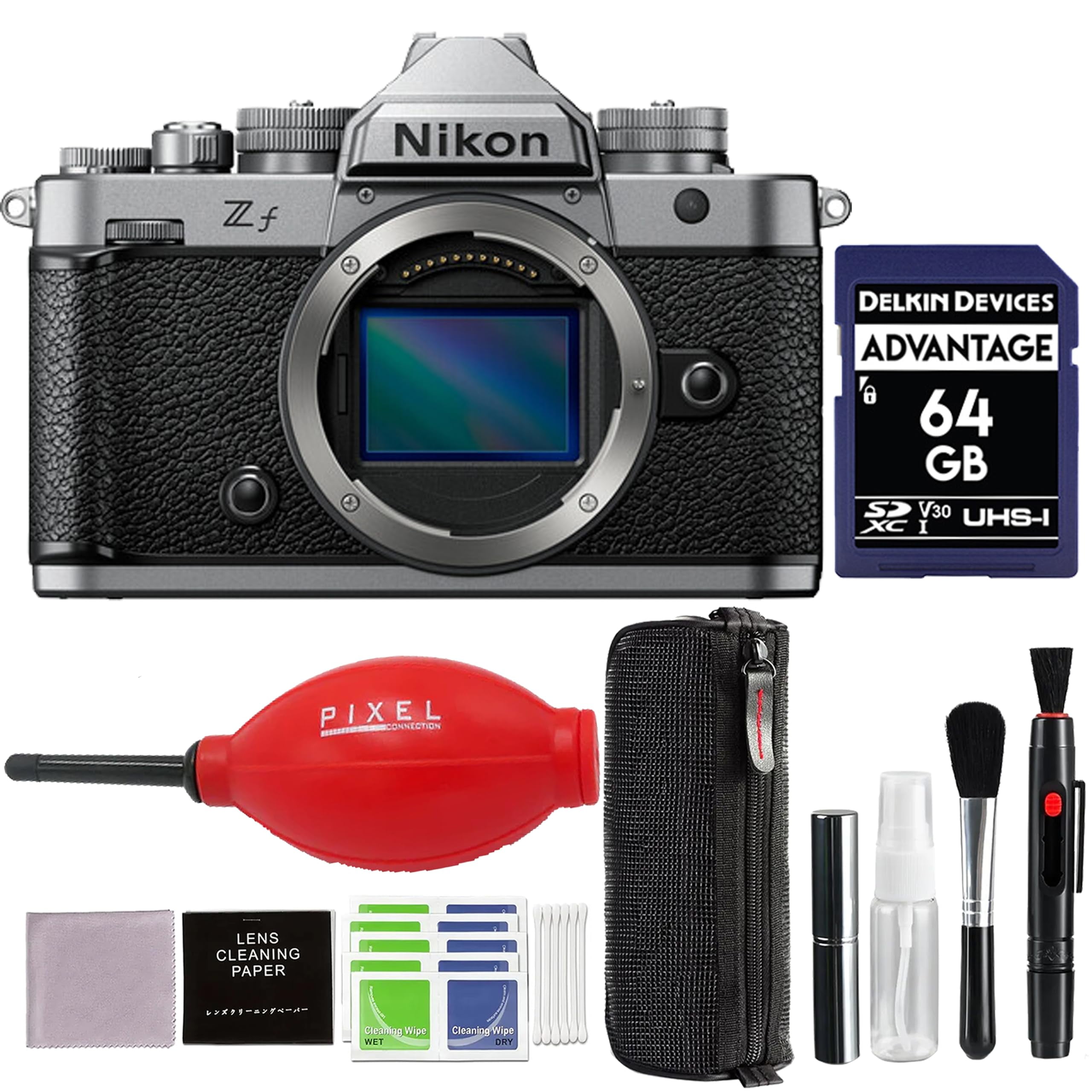Nikon Zf Mirrorless Camera (Silver) with Advanced Accessories and Travel Bundle | 2012 | nikon ...
