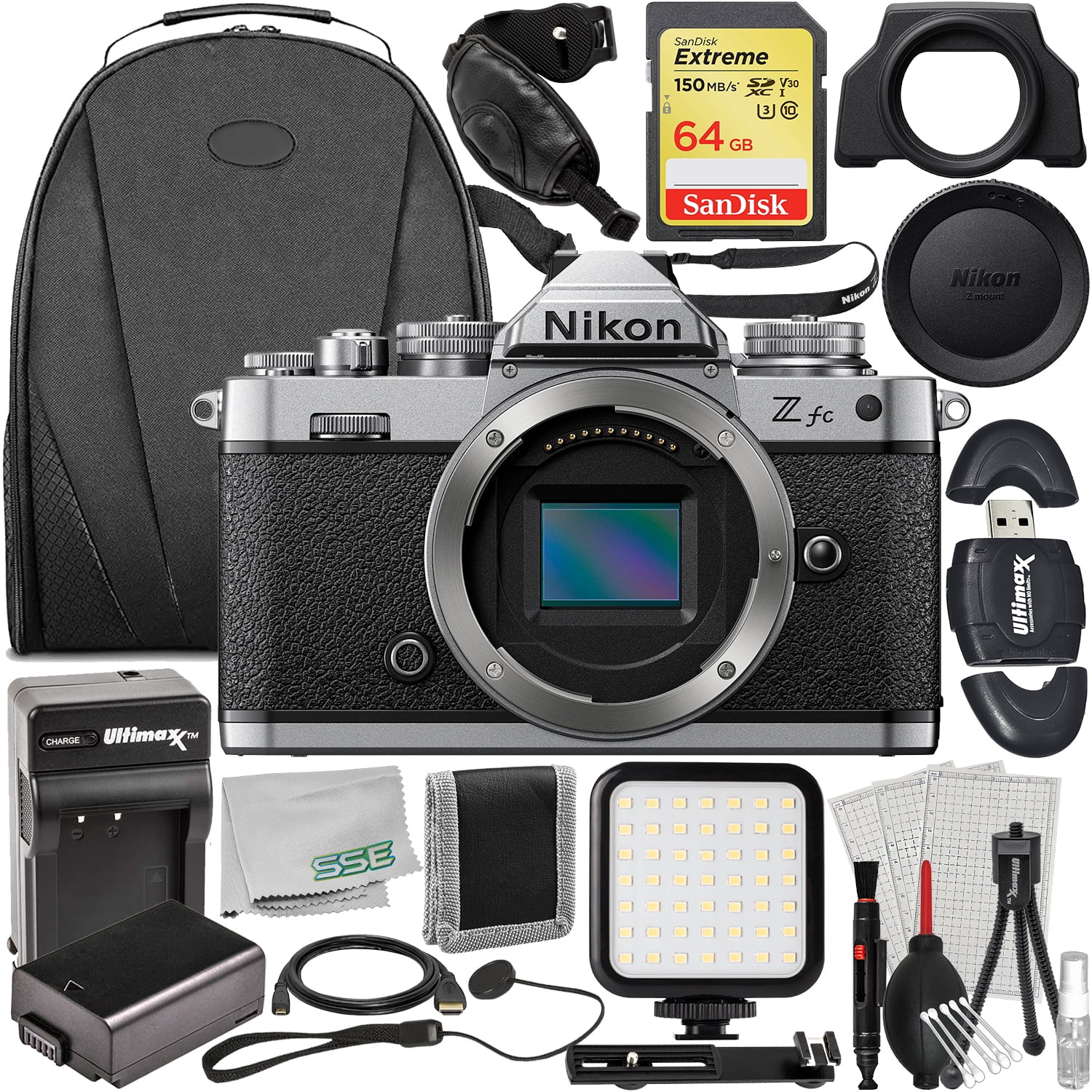 Nikon Zfc Mirrorless Camera (Body Only) with Essential Accessory Bundle ...