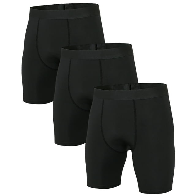 Niksa Compression Shorts Men 3 Pack, Compression Underwear for Men ...