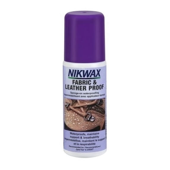 Nikwax Fabric and Leather Proof Waterproofing, 125ml Sponge-On, Revives ...
