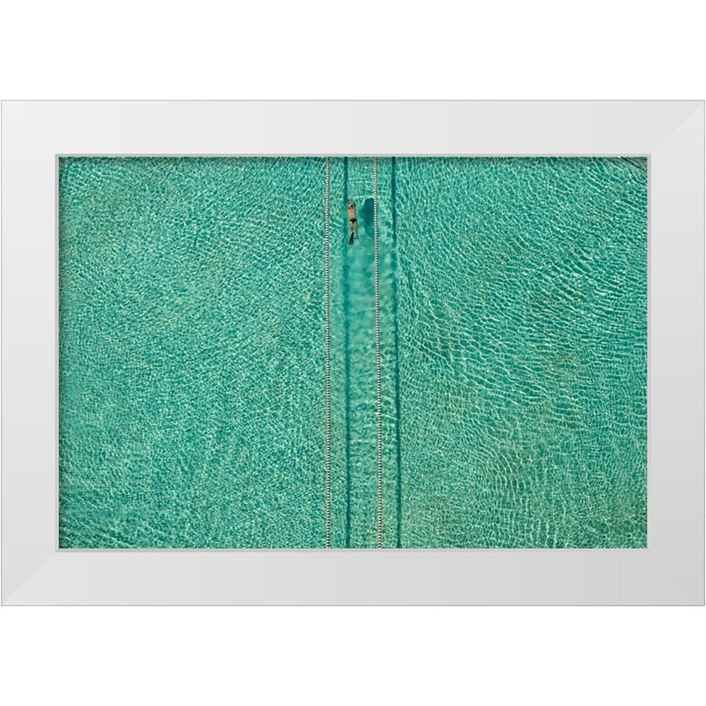 Nikzad Amoli, Hossein 32x23 White Modern Wood Framed Museum Art Print ...