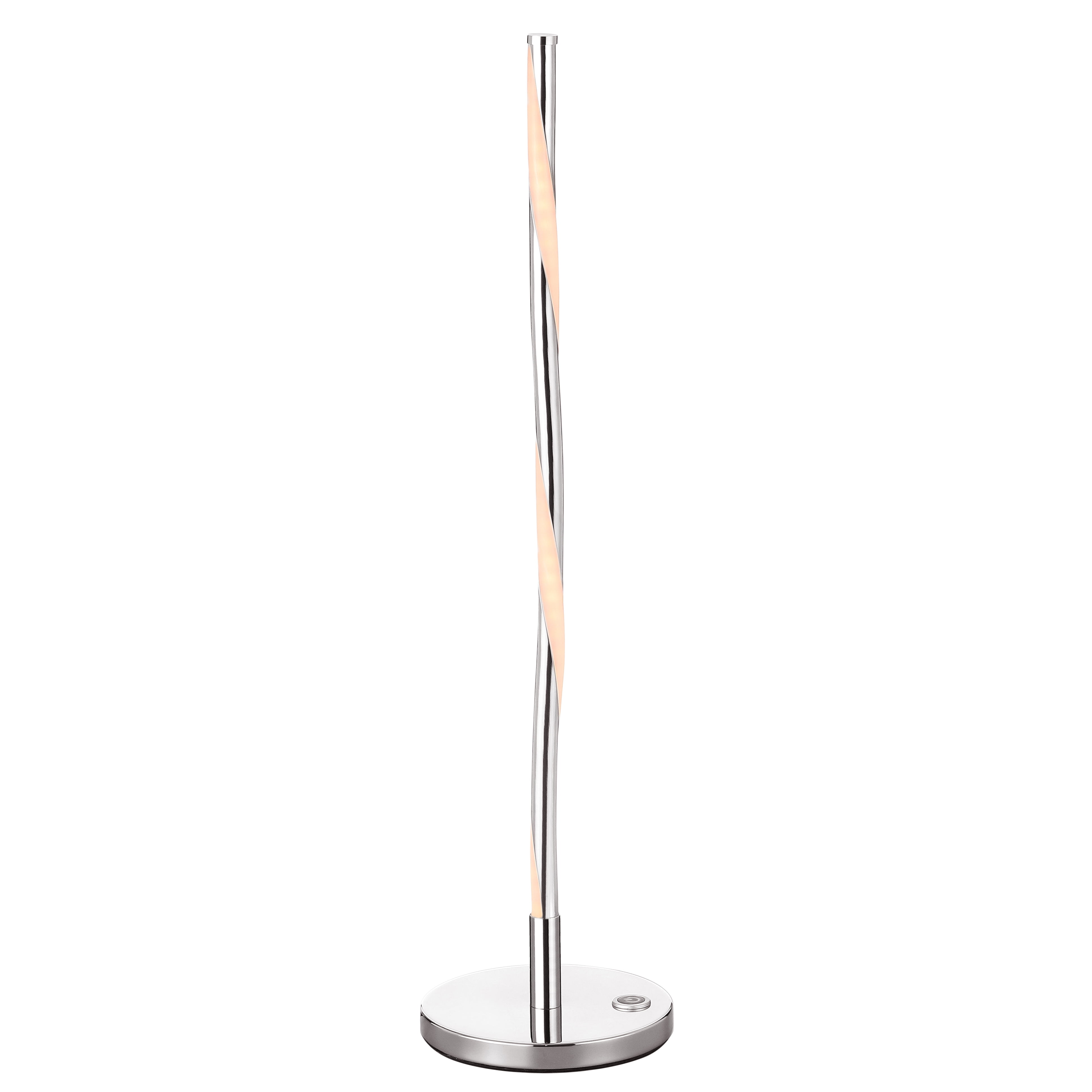 Nile 23.5" LED Integrated Table Lamp, Chrome - Walmart.com