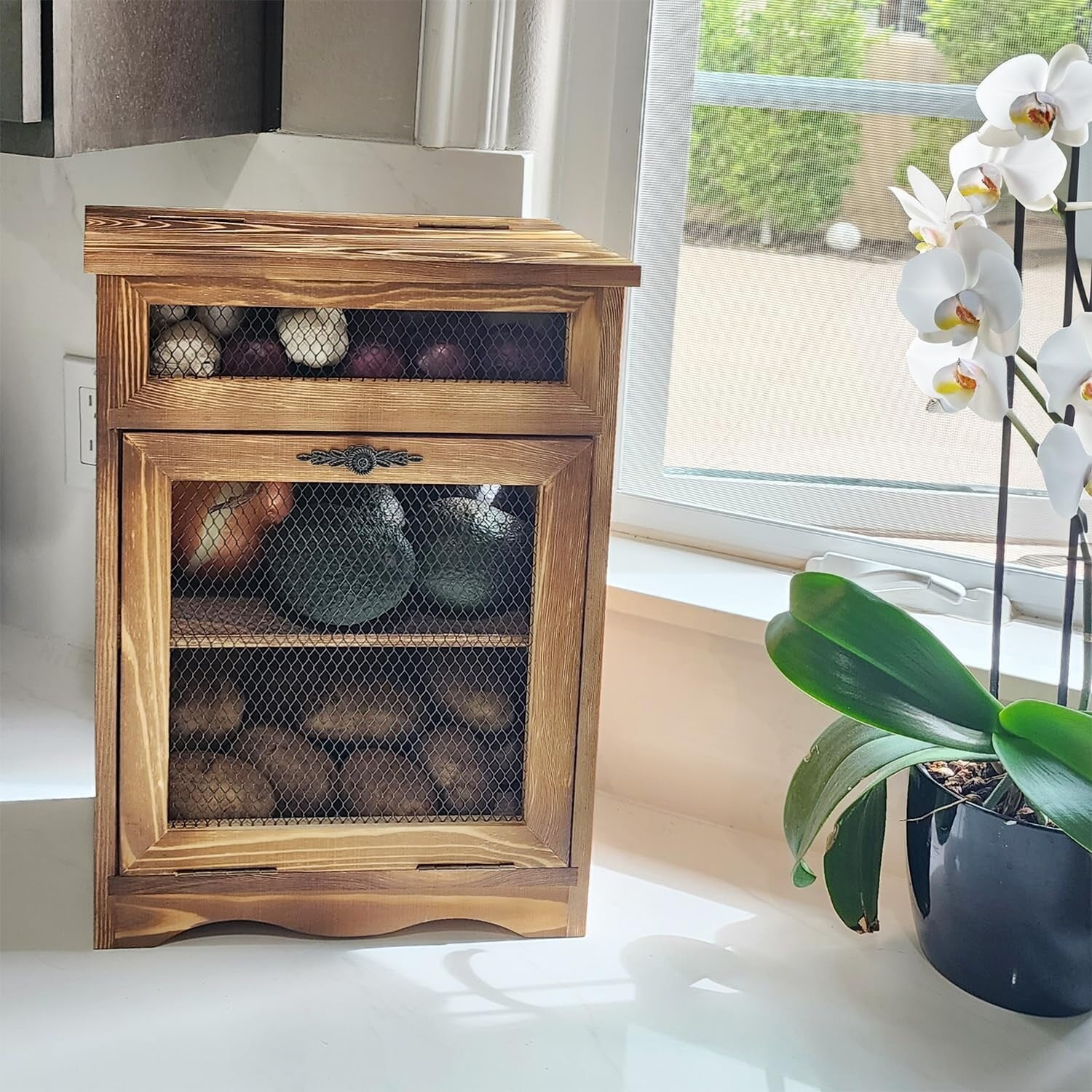Potato Onion Storage Bin