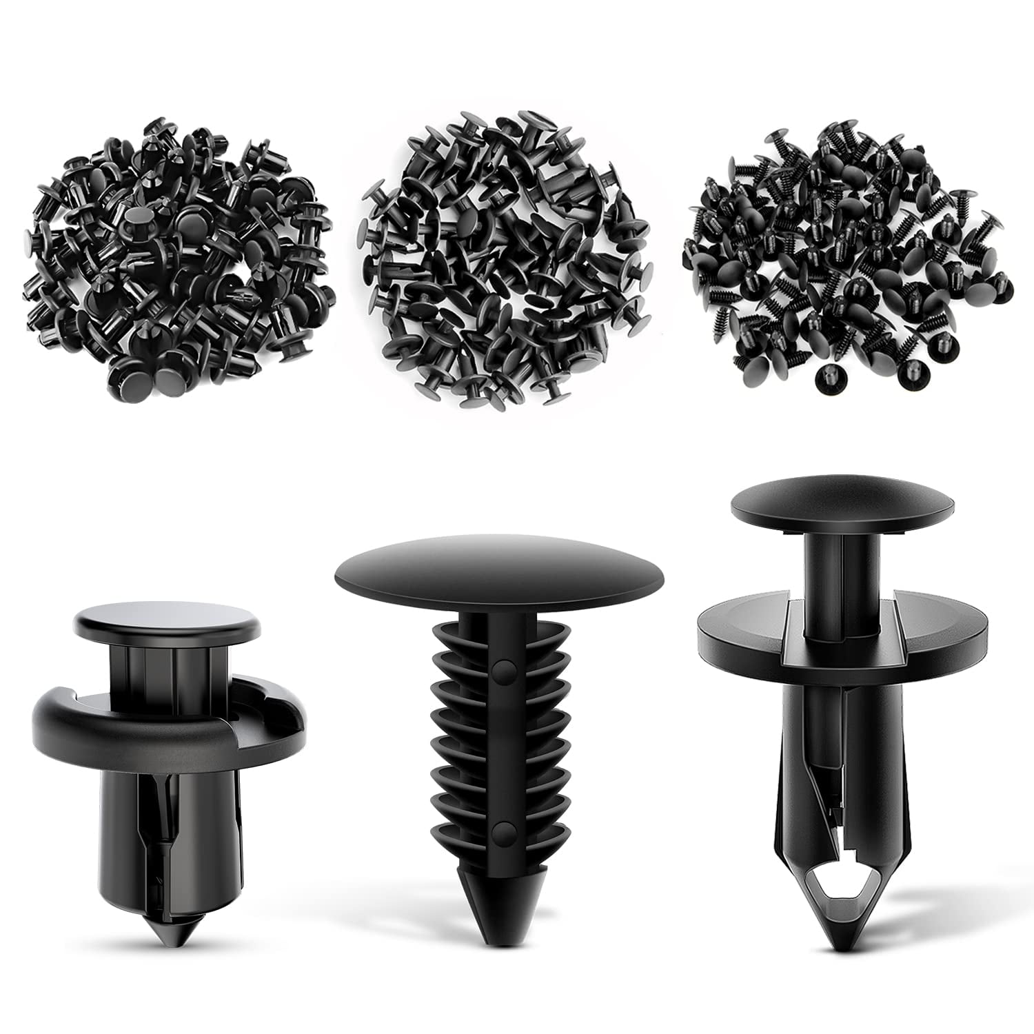 Nilight 100PCS Car Retainer Clips 7mm 8mm 10mm Nylon Push Expansion ...