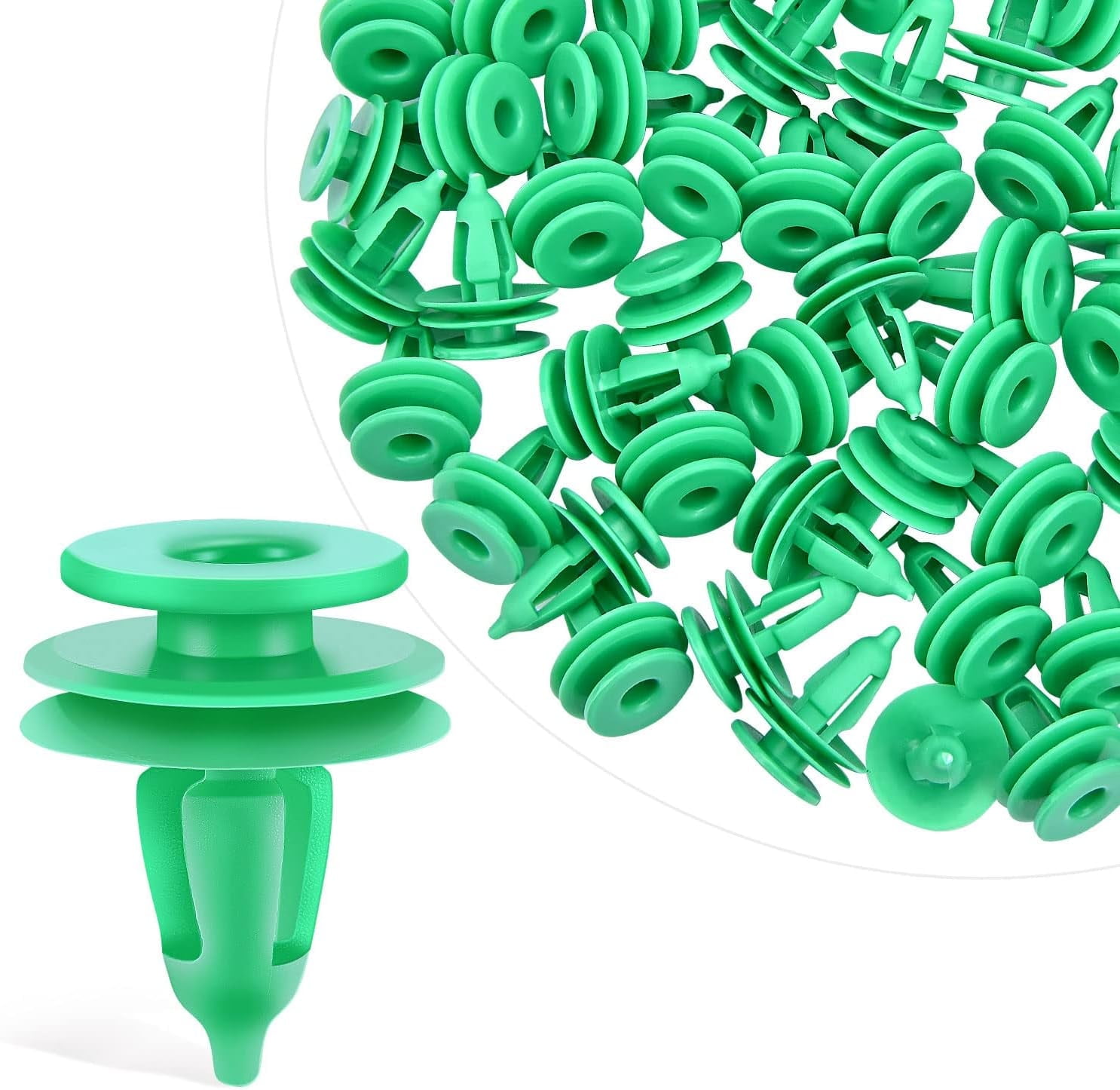 Nilight 100Pcs 7.5mm Door Trim Panel Clips for Chrysler 1995-2004 Jeep ...