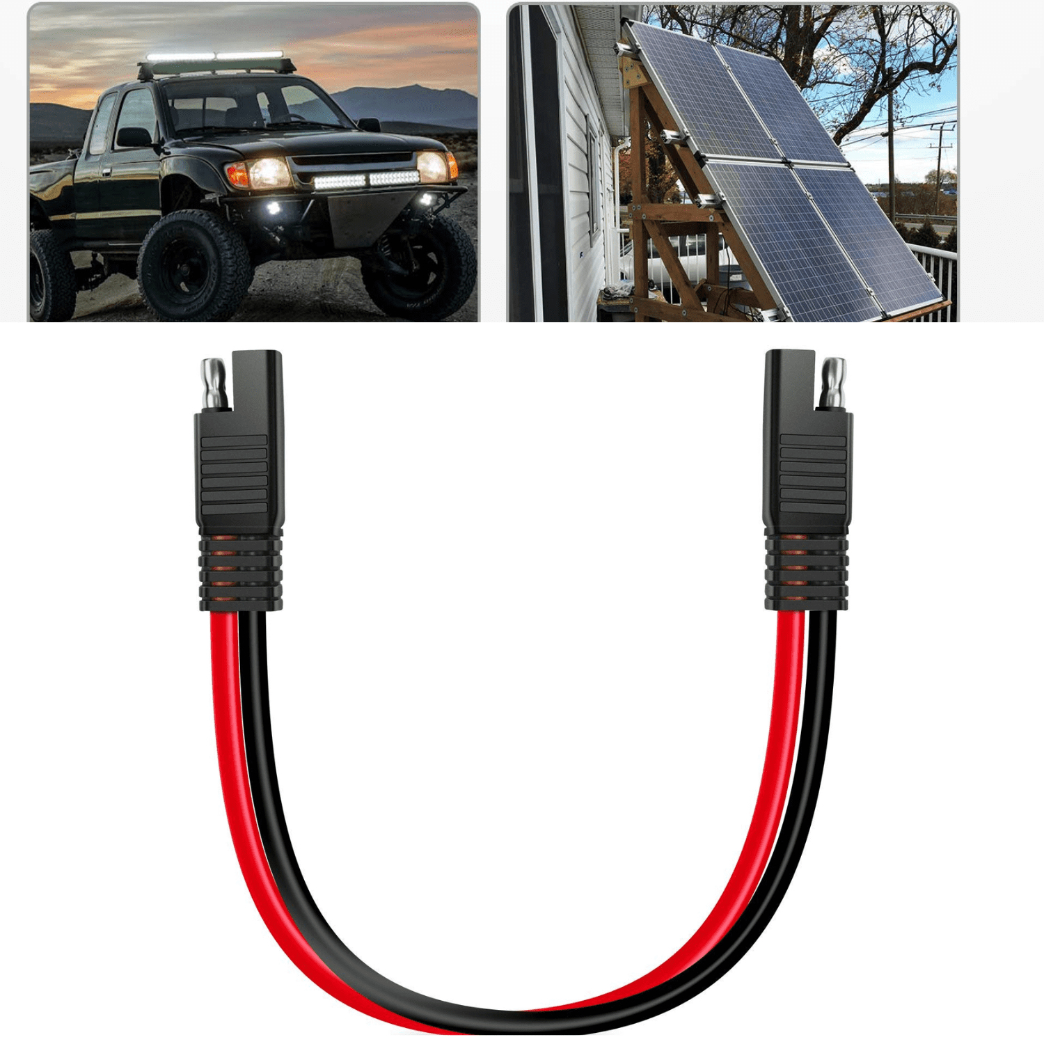 Nilight 10AWG 2 Pin Quick Disconnect Harness, Heavy Duty SAE Connector ...