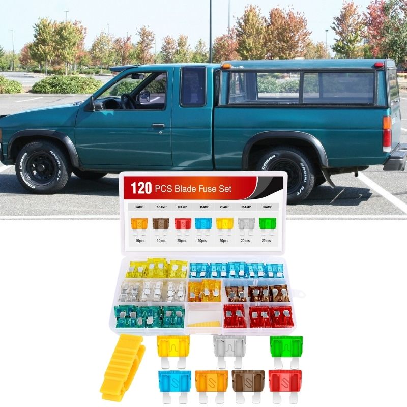 Nilight 120Pcs Standard Fuse Assortment kit – 5, 7.5, 10, 15, 20, 25 ...