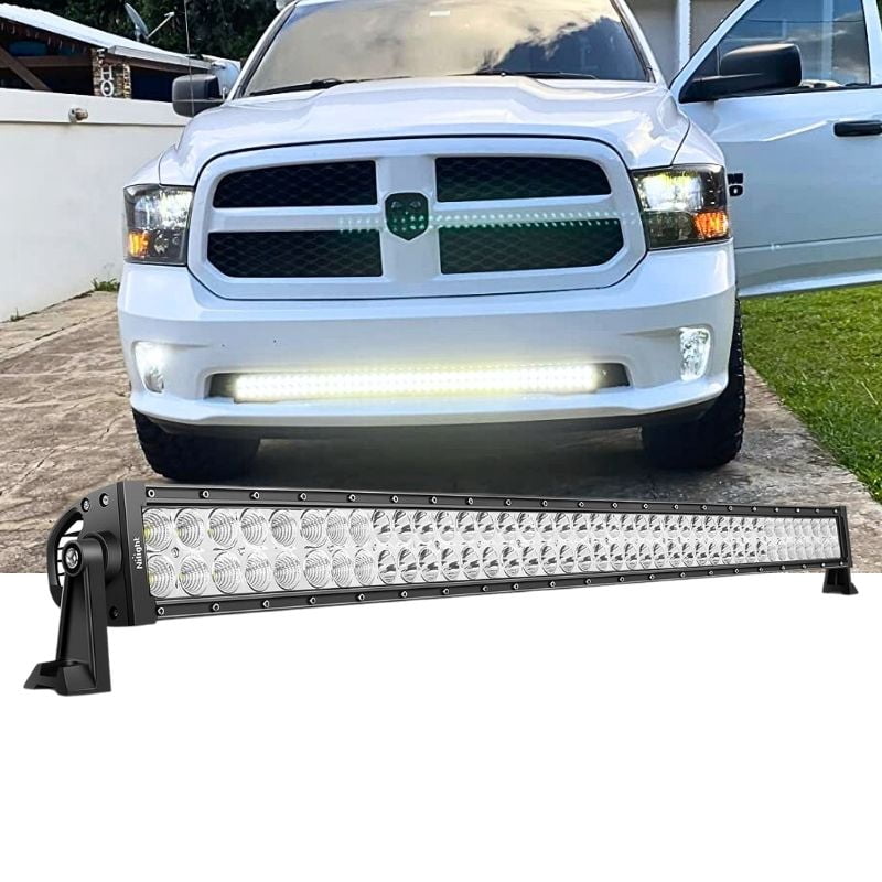 LED Light Bar 42 Inch 240W, Spot Flood Combo Beam, Driving Off Road Fog ...