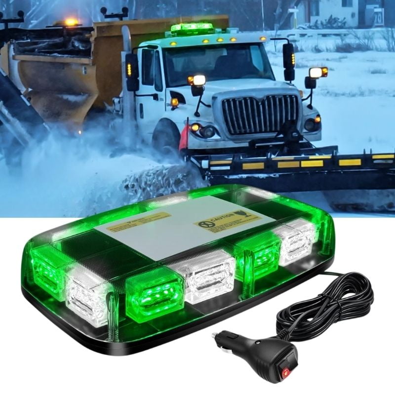 Nilight 12inch Roof Top Strobe Lights 48Led Hazard Light Emergency ...