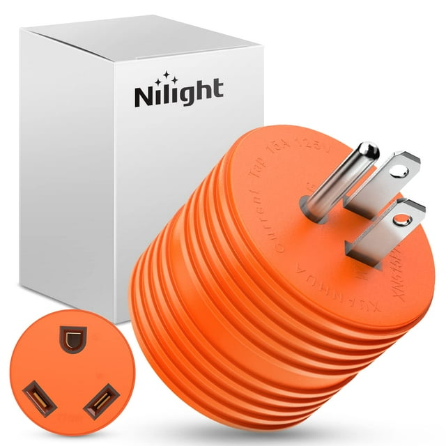 Nilight 50371RV, 30 Amp 110V Heavy Duty RV Electrical Plug - Walmart.com