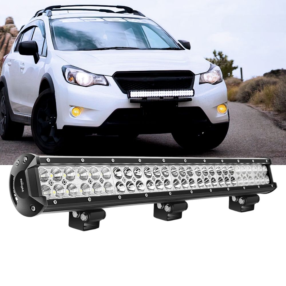 Nilight 25" 162W Led Light Bar Flood Spot Combo Waterproof Driving ...