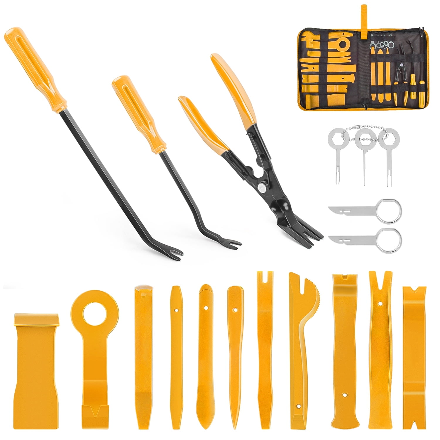 Nilight 19Pcs Trim Removal Tool Set Panel Fastener Clips Removal ...