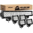 Nilight, LED Light Bar, 20" 126W Combo, Off-Road Brightness - Walmart.com