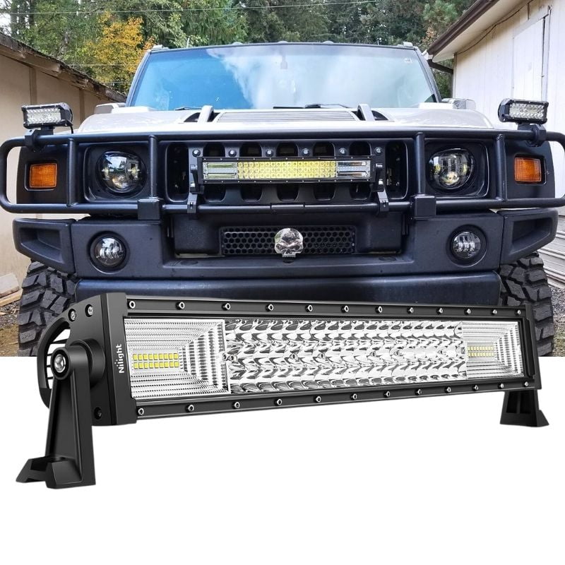 Nilight 22inch 270W Triple Row 27000LM Flood Spot Combo Beam Led Bar ...