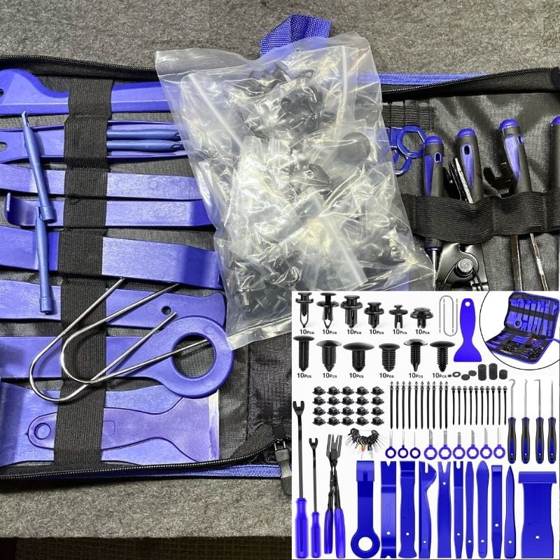 238Pcs Trim Removal Tool, Fastener Remover Plastic Pry Tool Kit ...