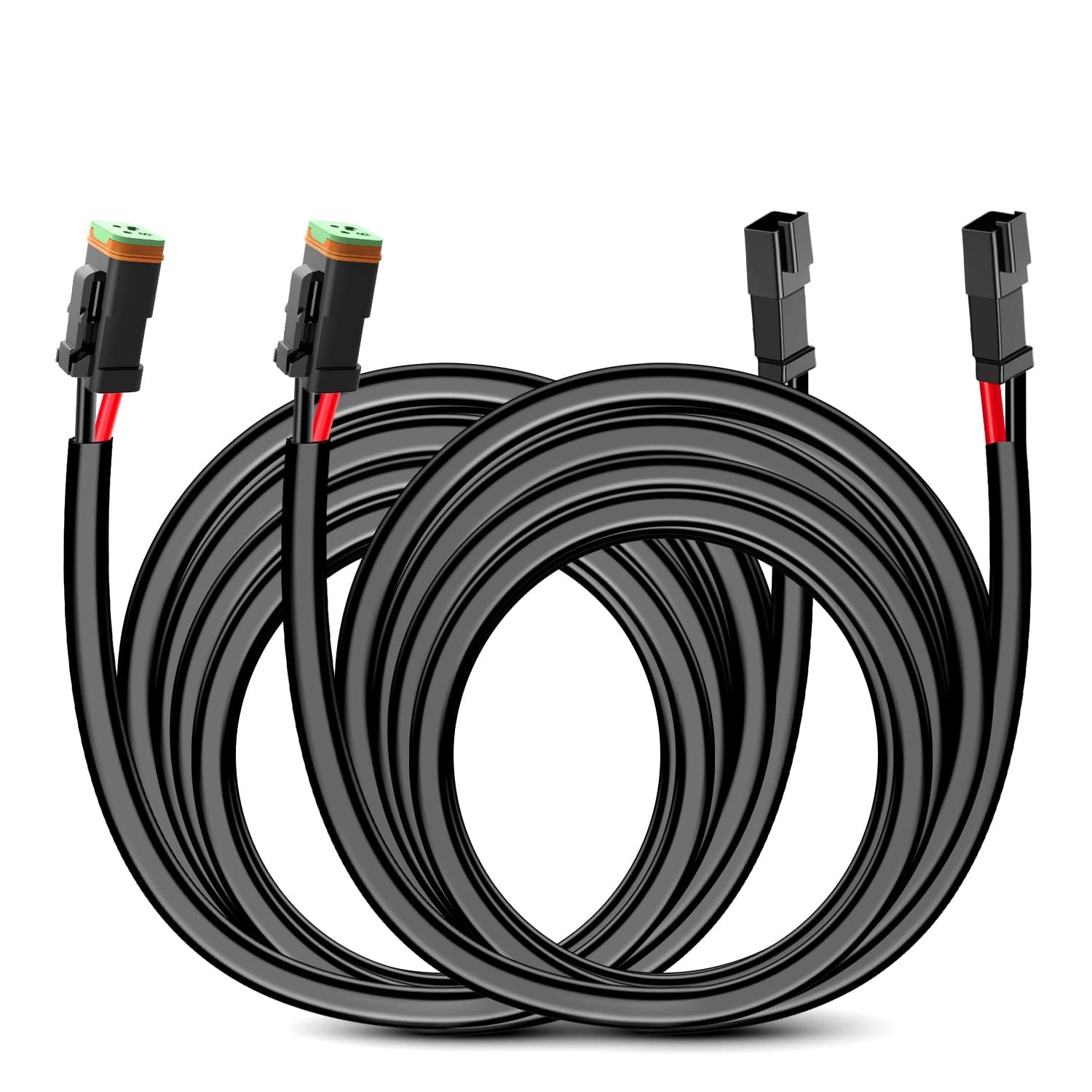 Nilight 2PCS 16AWG 10 eet Wiring Harness Extension Kit, Extended Plug ...