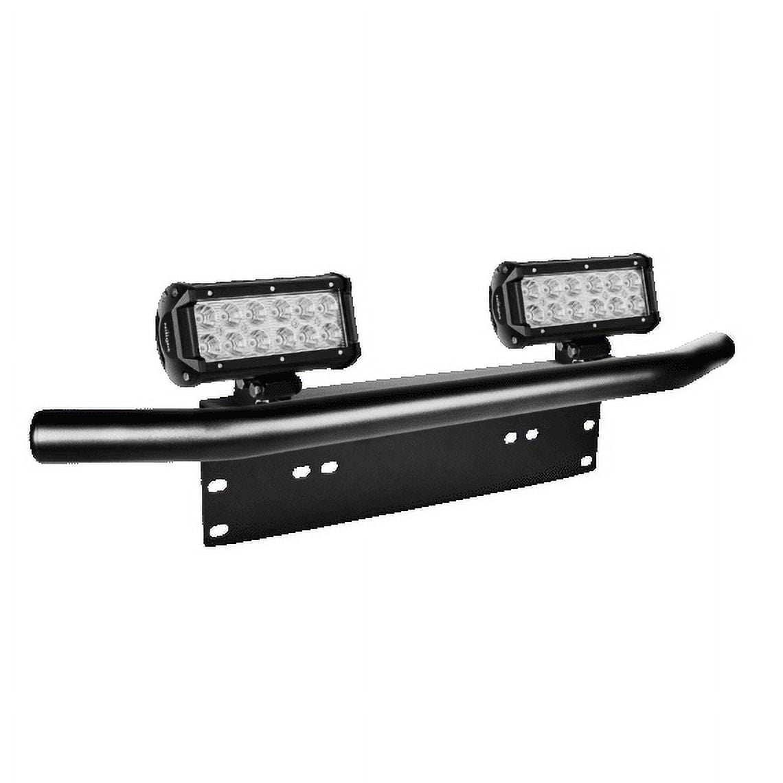 Nilight 2PCS 6.5Inch 36W LED Light Bars & Front License Plate Mounting ...