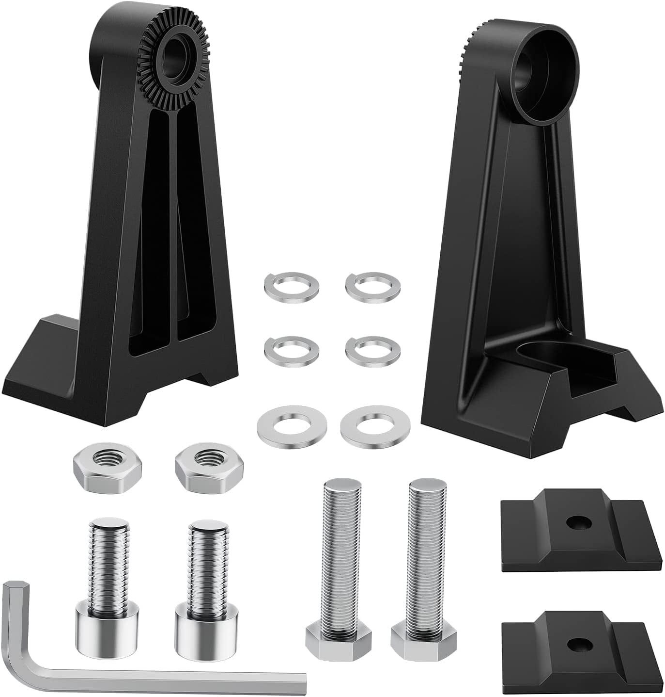 Nilight 2PCS Side-Mounted Brackets Universal Adjustable Mounting ...