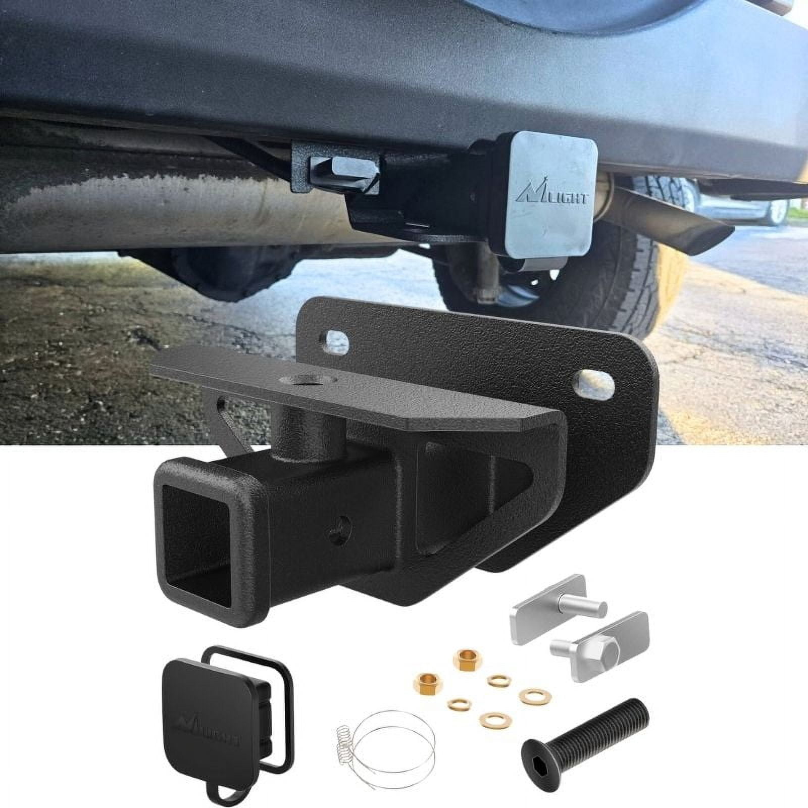 Class 3 Trailer Hitch & Cover Kit Fits 2003-2018 Dodge Ram 1500 & 2003 ...