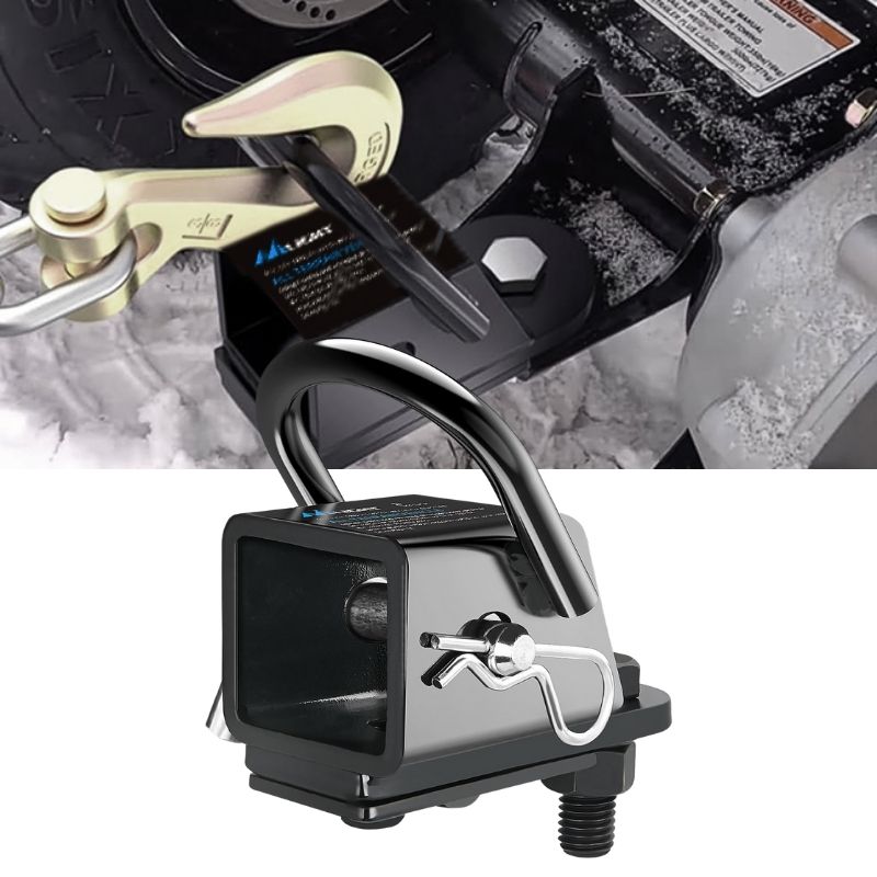 Nilight 2inch Rear Trailer Hitch Receiver Kit for ATV UTV Rear Bumper ...