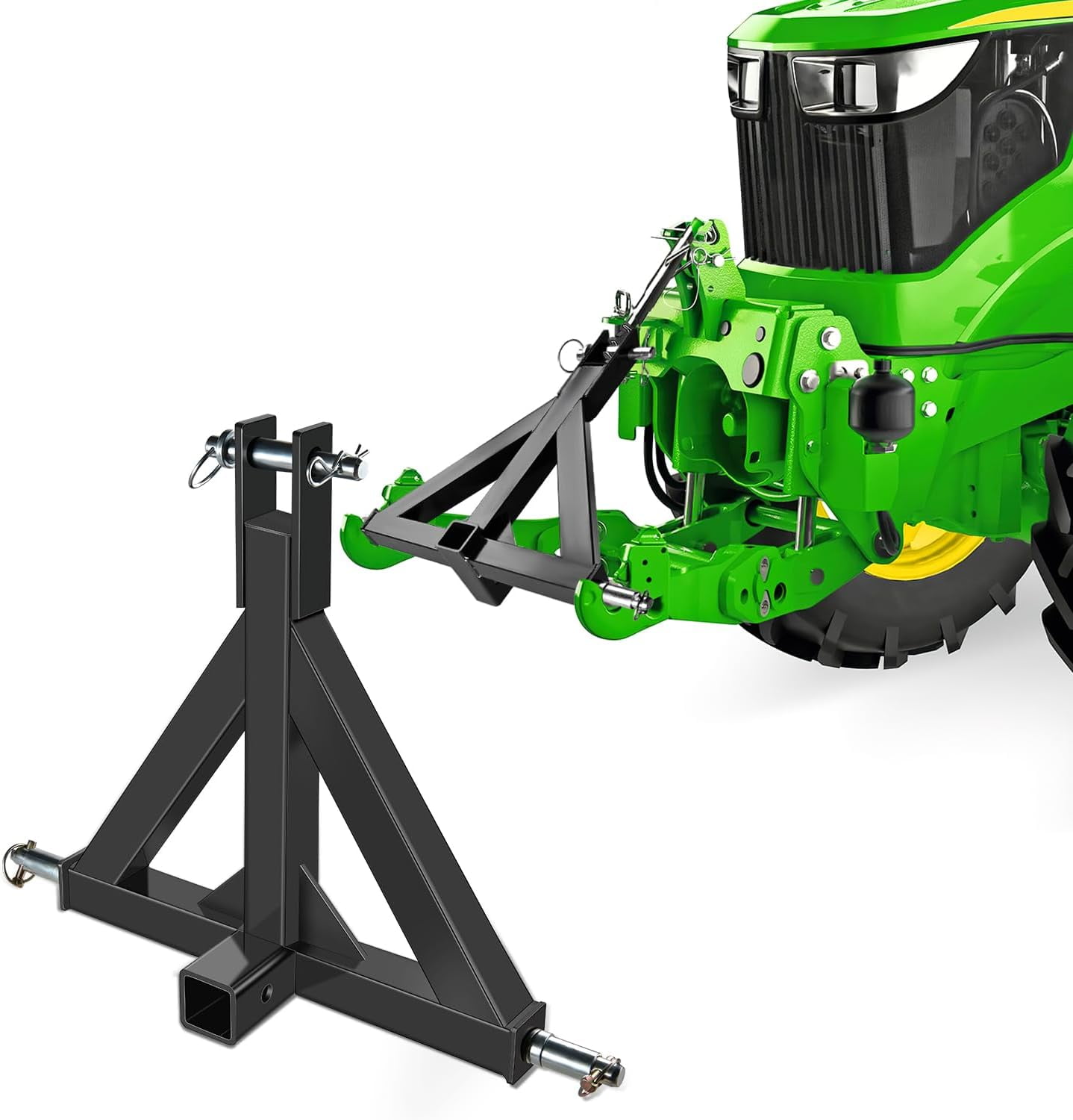 Nilight 3 Point 2" Trailer Hitch Receiver Category 1 Heavy Duty Tractor ...