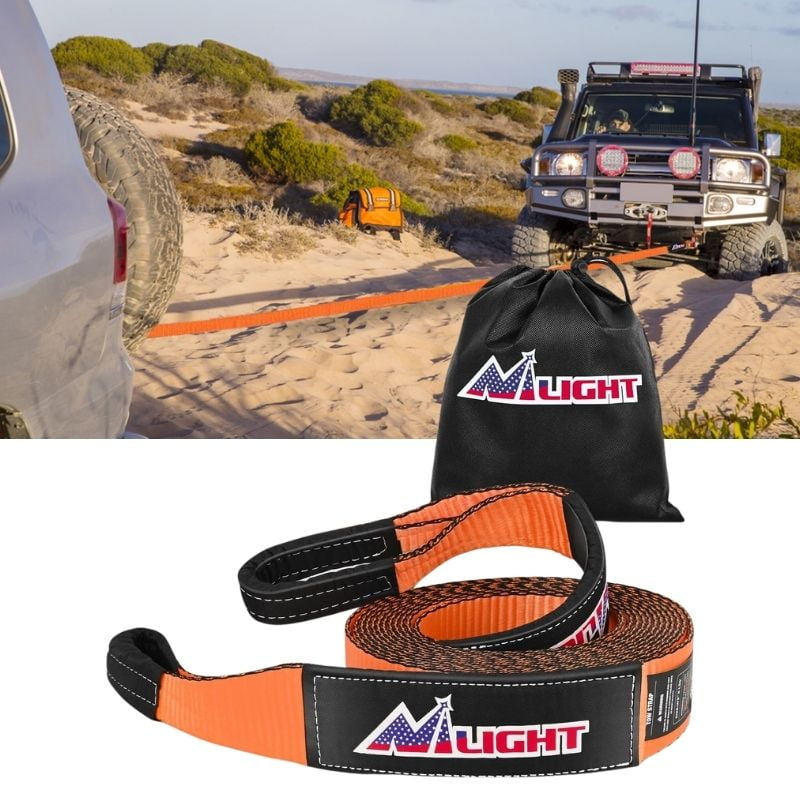 Nilight 3" x 30' Recovery Tow Strap Lab Tested 31,500lbs Break Strength ...