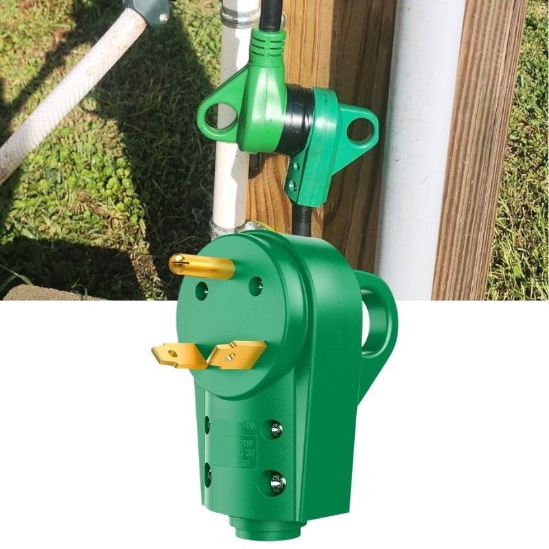Nilight 30 Amp RV Male Replacement Plug 125 Volt Heavy Duty with Handle ...