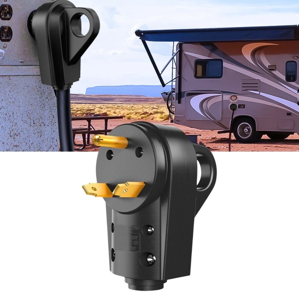 Nilight 30A RV Male Replacement Plug 125V Heavy Duty with Handle ETL ...
