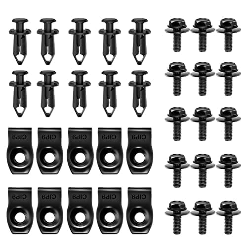Nilight 35PCS Engine Under Cover Splash Shield Guard Body Bolts Bumper ...