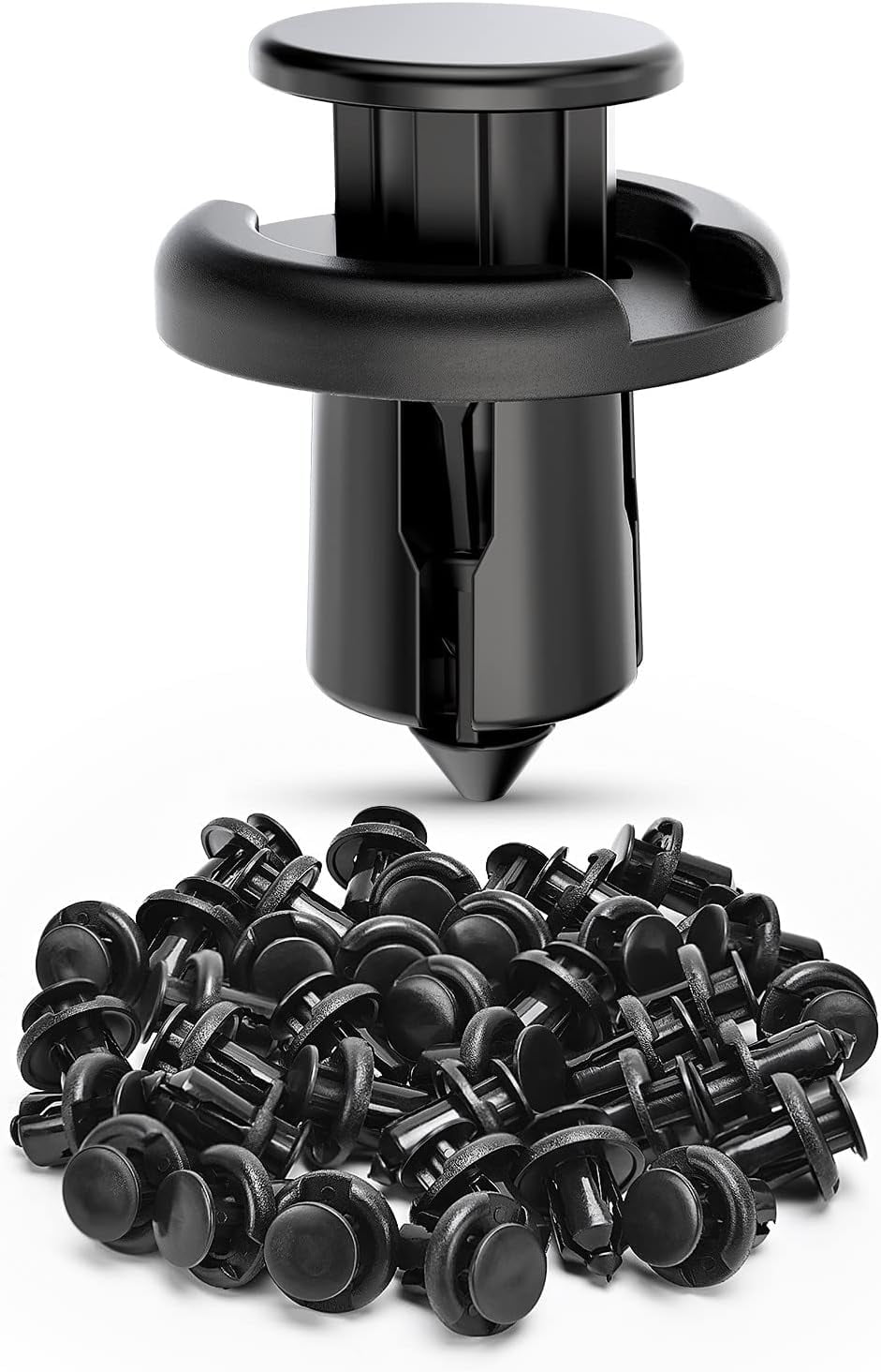 Nilight 40PCS Nylon Front Bumper Push-Type Retainer Clips-91503-SZ3-003 10mm Compatible with ...